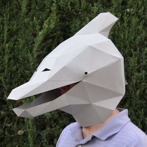 Dolphin Mask Pattern | Animal Mask | Mask Template | Halloween Mask ...