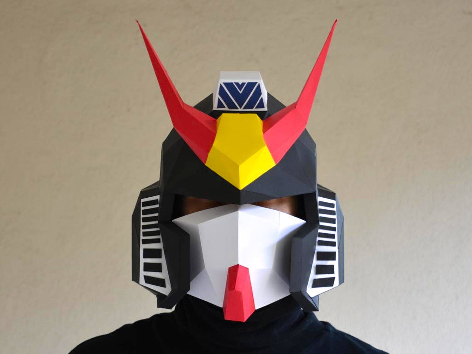 DIY Anime Robot Helmet – Paper Craft Mask (PDF Download) - Etsy