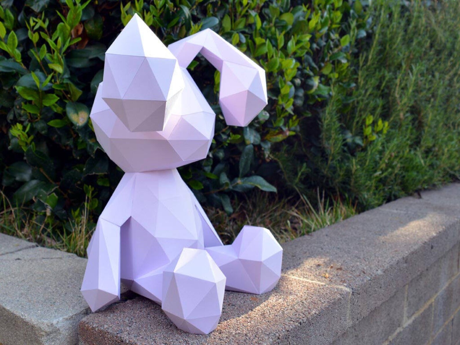 Easter Bunny That Lights Up Fun Papercraft Pattern Rabbit - Etsy