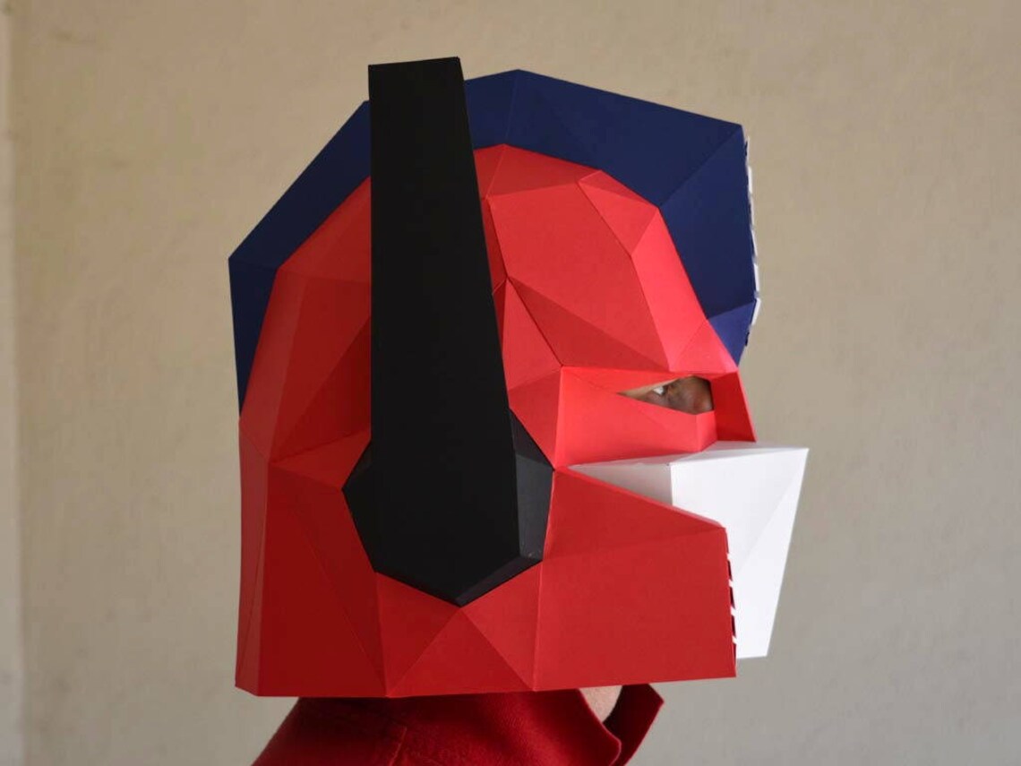 Space Robot Mask Template: Robot X1 Build Your Own Paper | Etsy