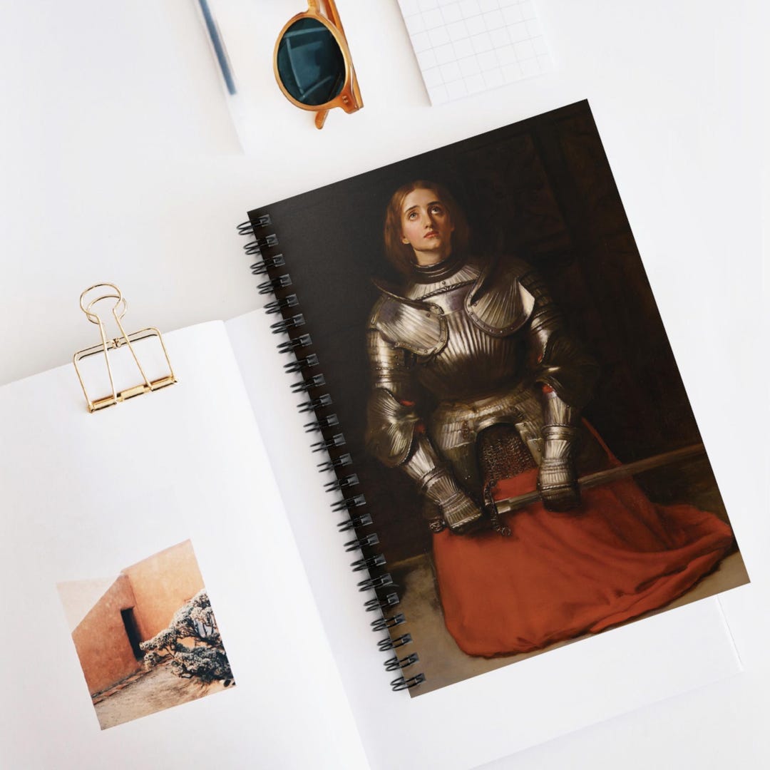 Saint Joan of Arc Spiral Notebook: Catholic Prayer Journal - Etsy