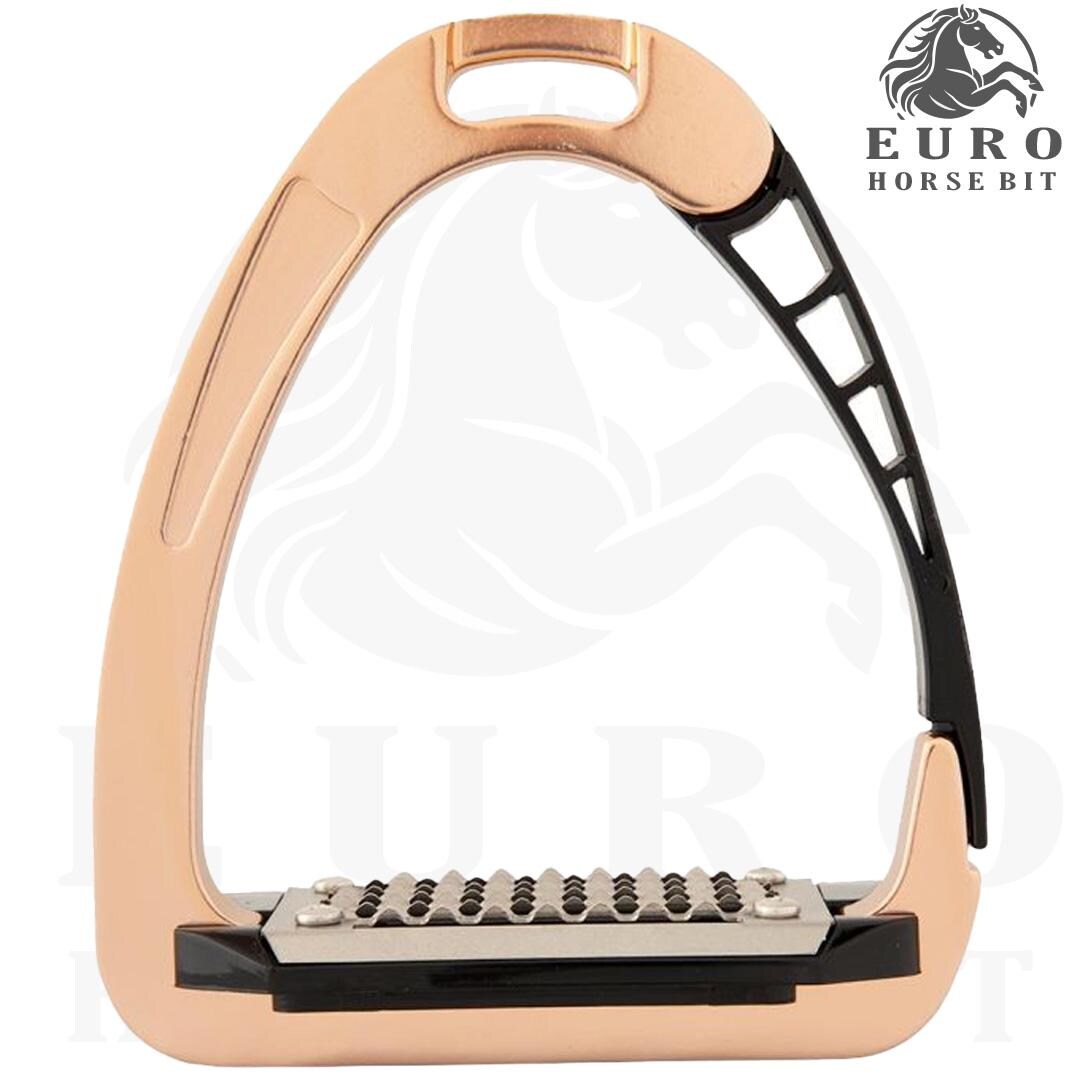 Rose Gold Premium Quick Release Iron Safety Stirrups Western Horse ...