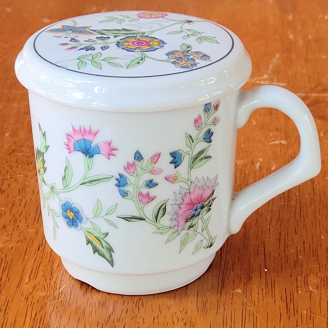 Vintage 1990s Sadek Andrea Mug With Cover - Etsy