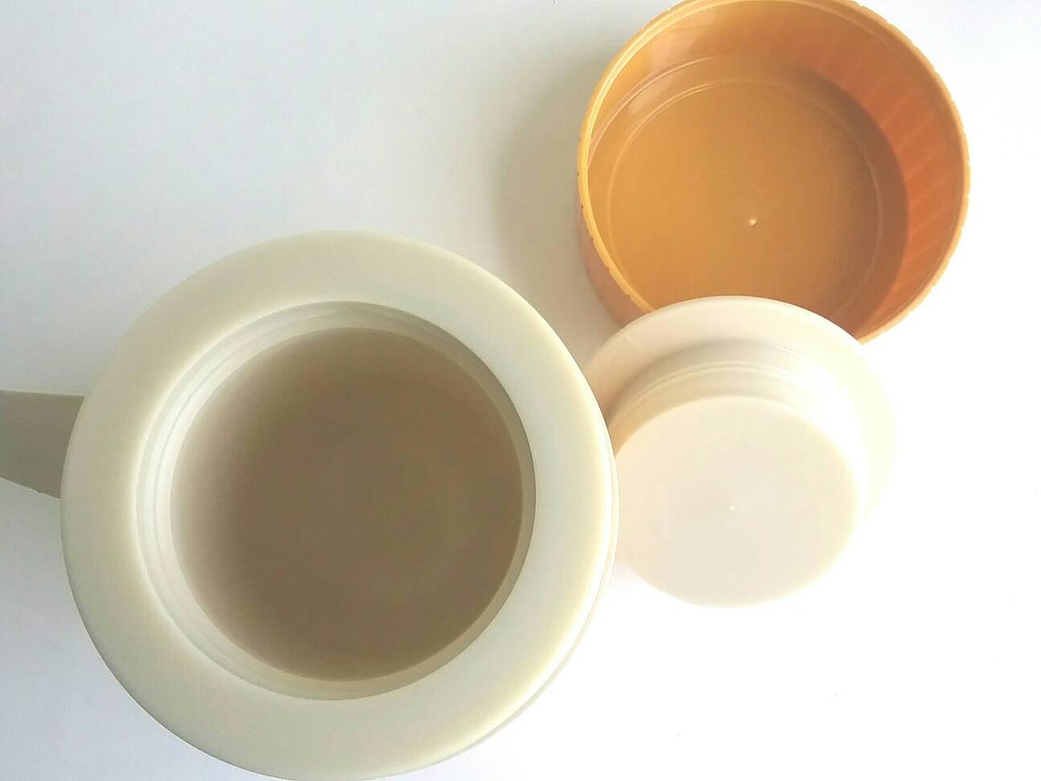 Retro Mustard Yellow Thermos With Back Handle - Etsy