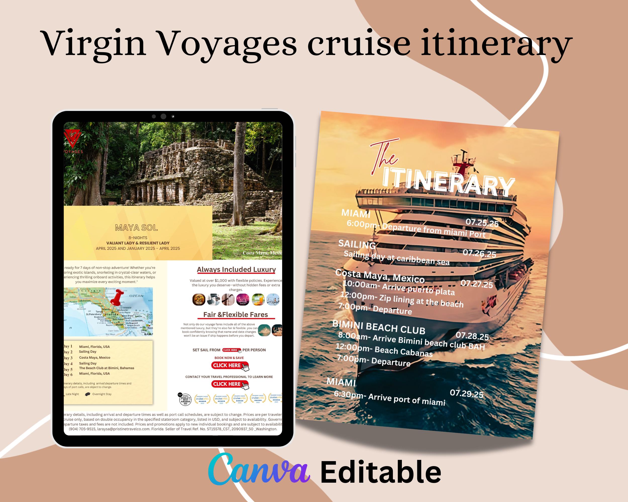 Explore the Seas on Luxurious Virgin Voyages Cruise, Embarking on a Memorable Tropical Journey ...