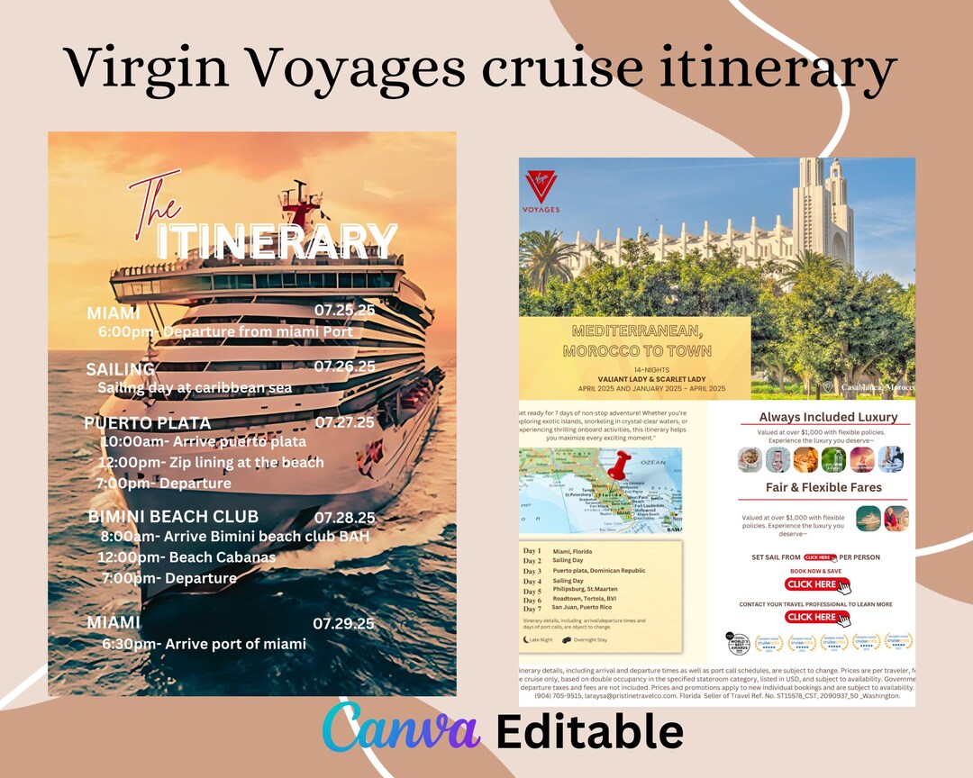 MEDITERRANEAN_ MOROCCO TO TOWN Luxurious Virgin Voyages Cruise Embarking on a Memorable Tropical ...