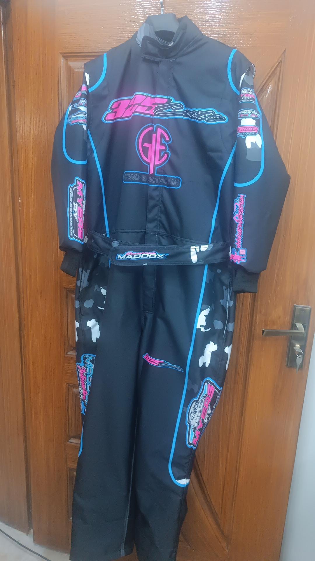 All Designs of Racing Suits Available With Matching Gloves, Caps and ...