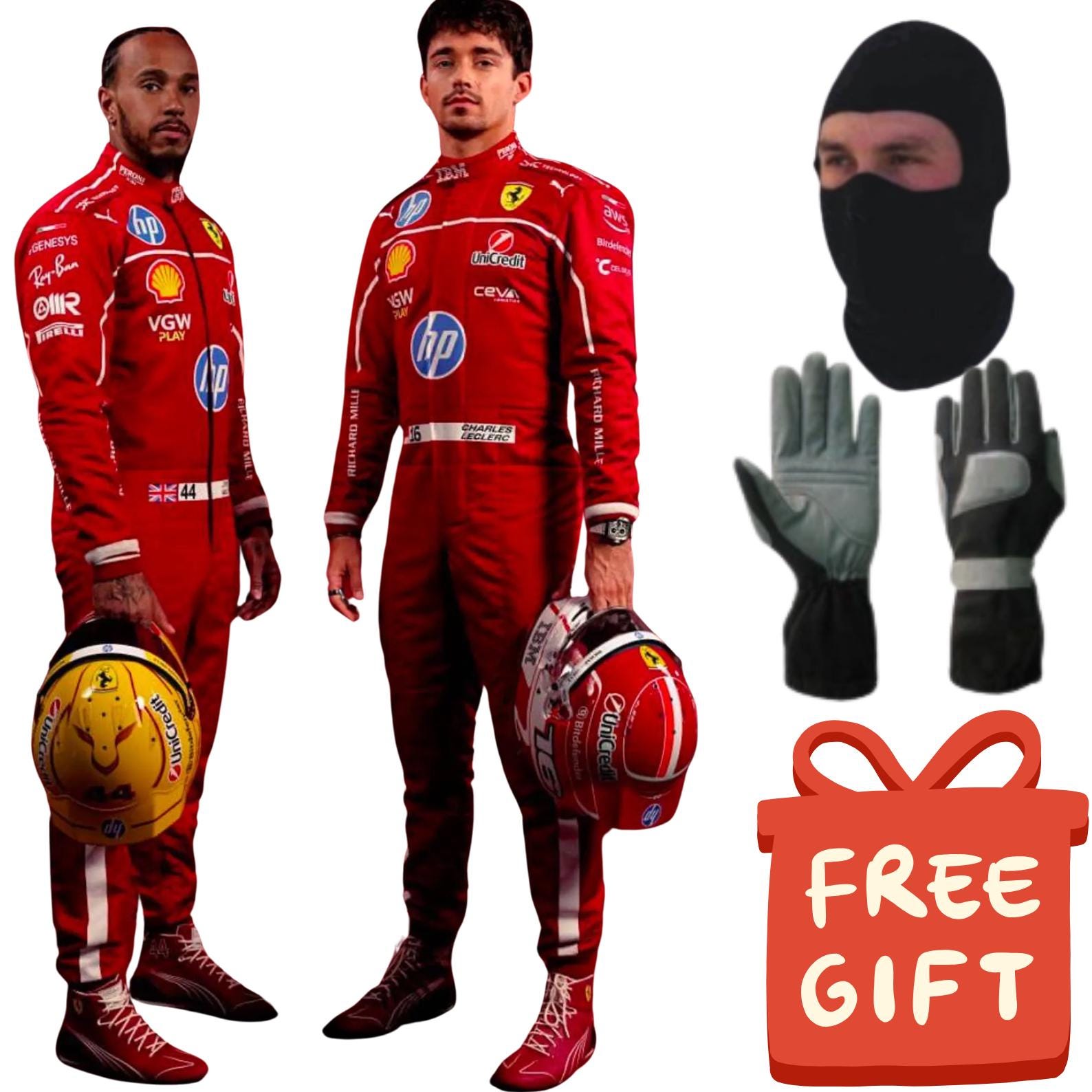 F1 Go Kart Racing Suit: Free Customization & Gloves + Balaclava - Etsy