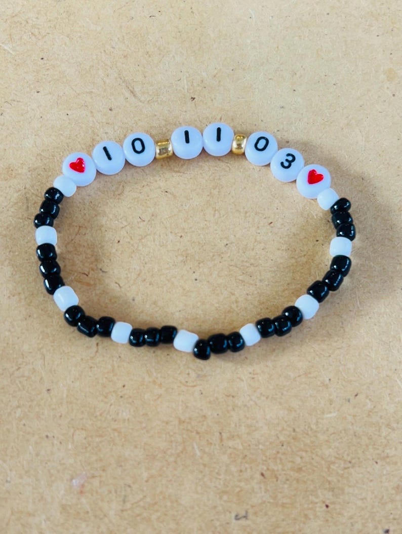 Custom Dates Couples Bracelets, Anniversary, Wedding, Birthday, Gifts ...