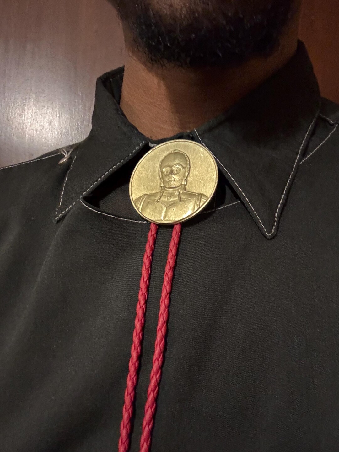 Star Wars C-3PO Gold Coin Bolo Tie - Etsy