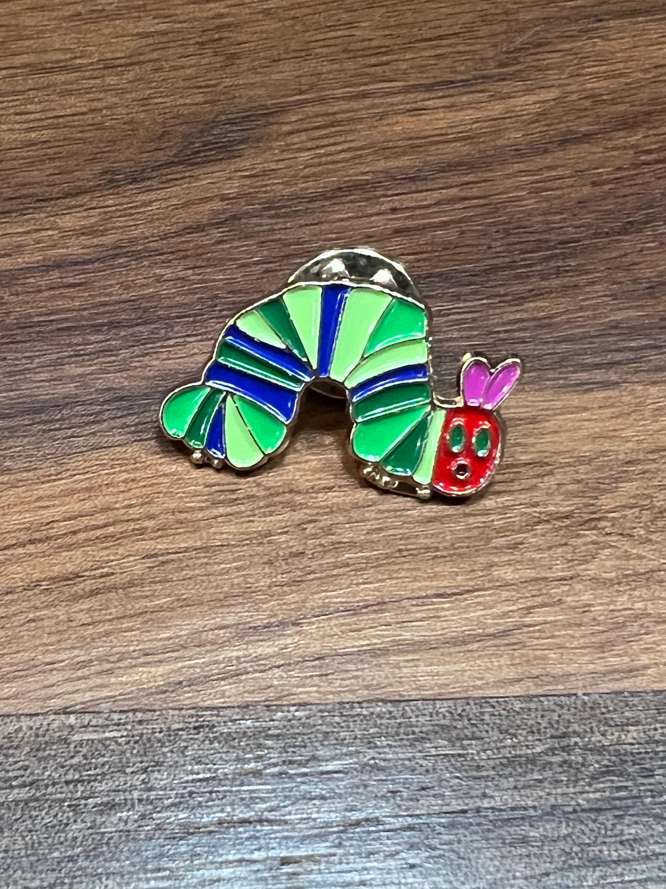 Storybook Hungry Caterpillar Enamel Pins - Etsy
