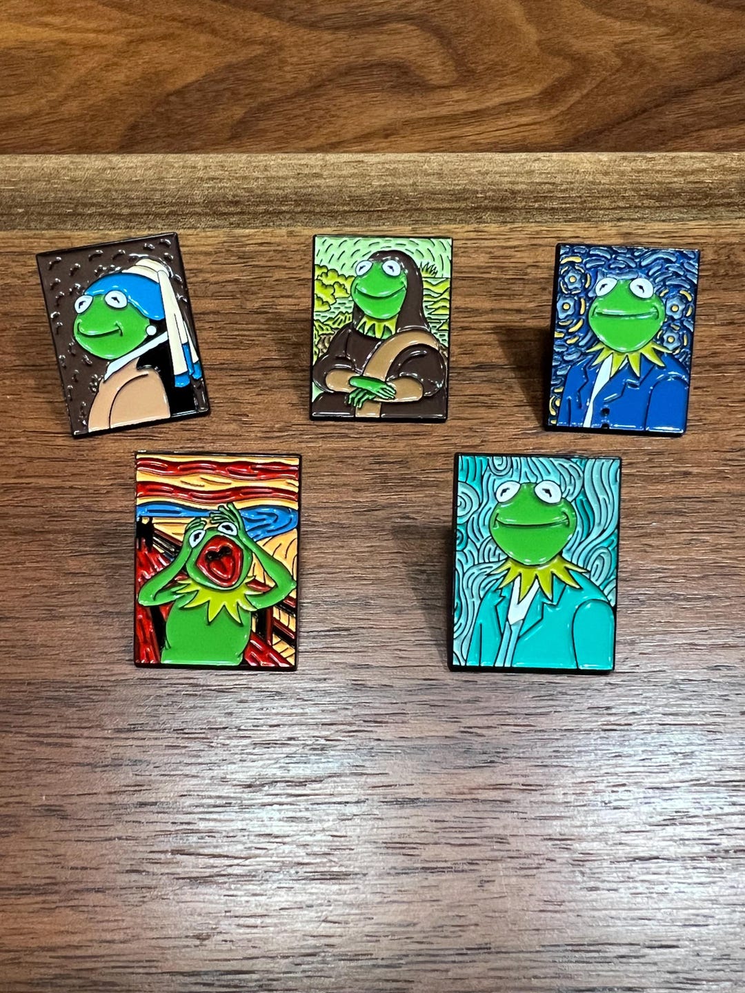 Artistic Frog Enamel Pins - Etsy