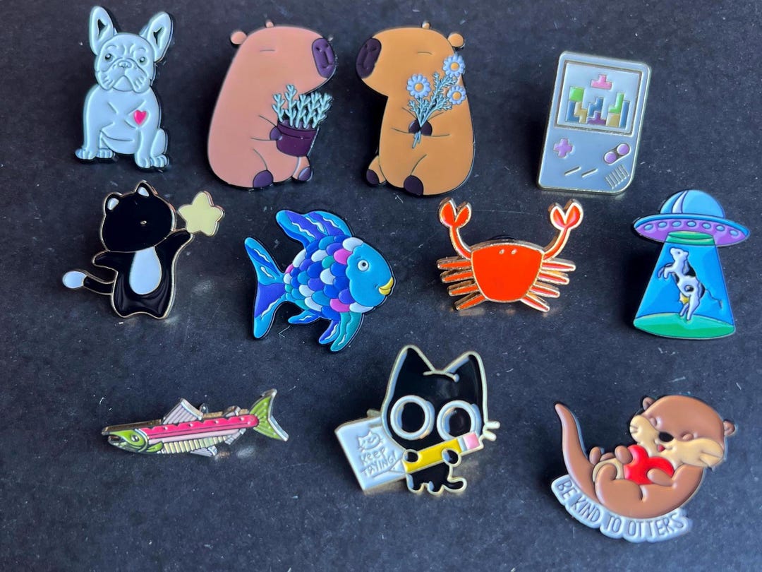Cute Animal Enamel Pins #20 - Etsy