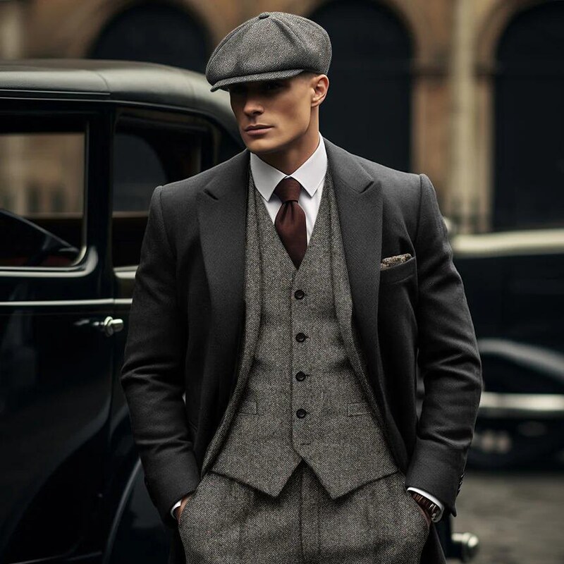 1920s Tweed Vest - Etsy UK