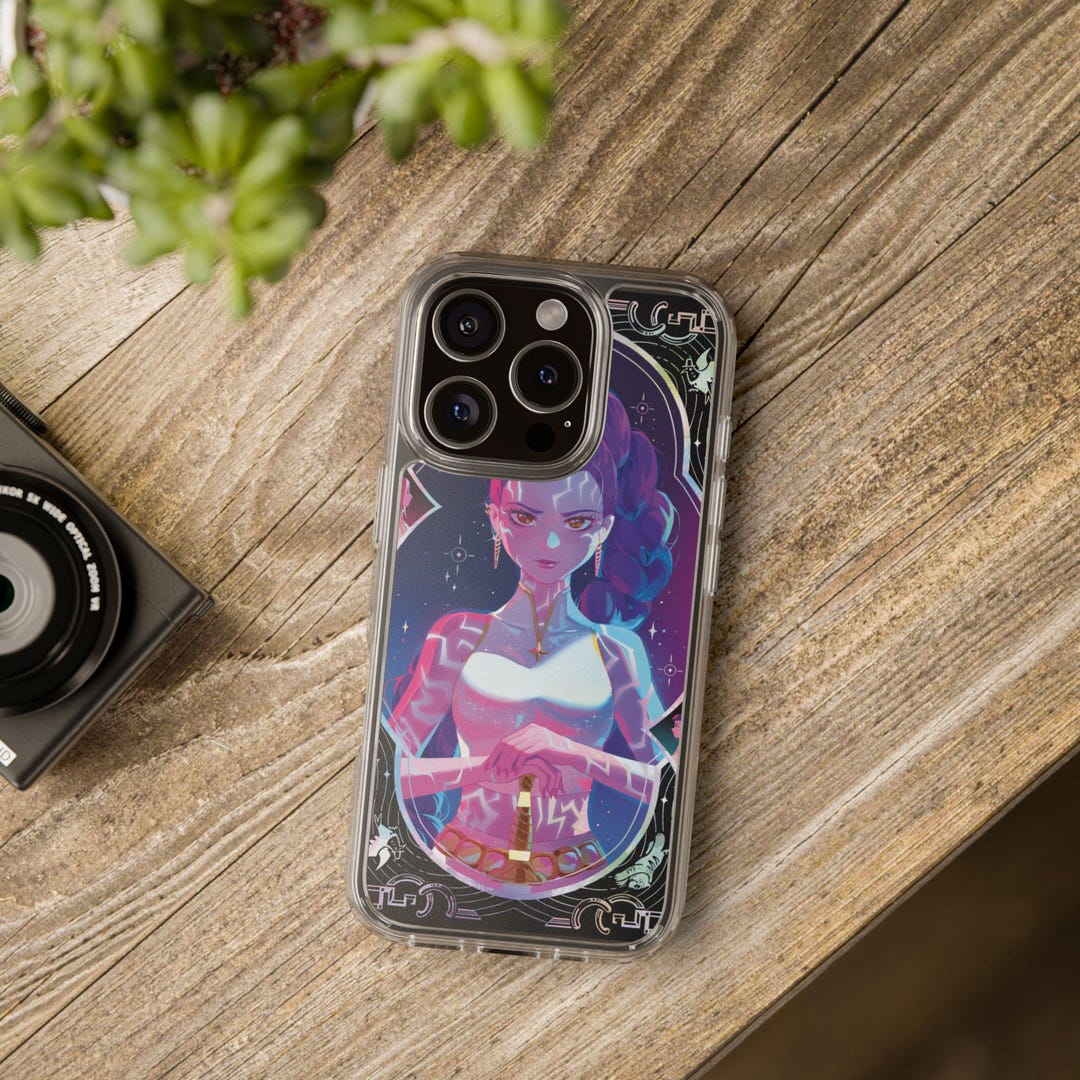 K-pop Demon Hunters Phone Case Anime Idol Dark Fantasy Cover Aesthetic ...