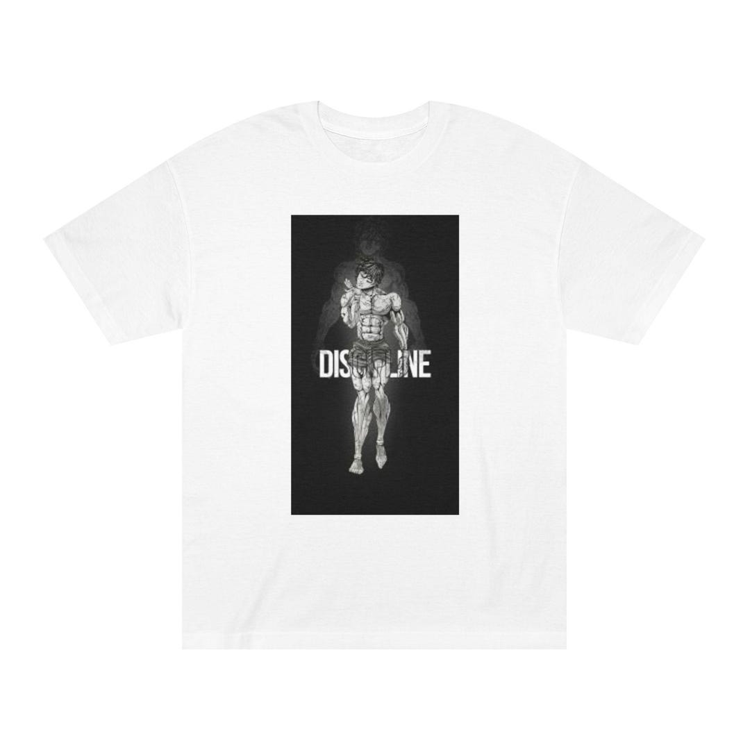 Baki Anime Discipline T-shirt Bold Graphic Tee for Fans of the Series ...