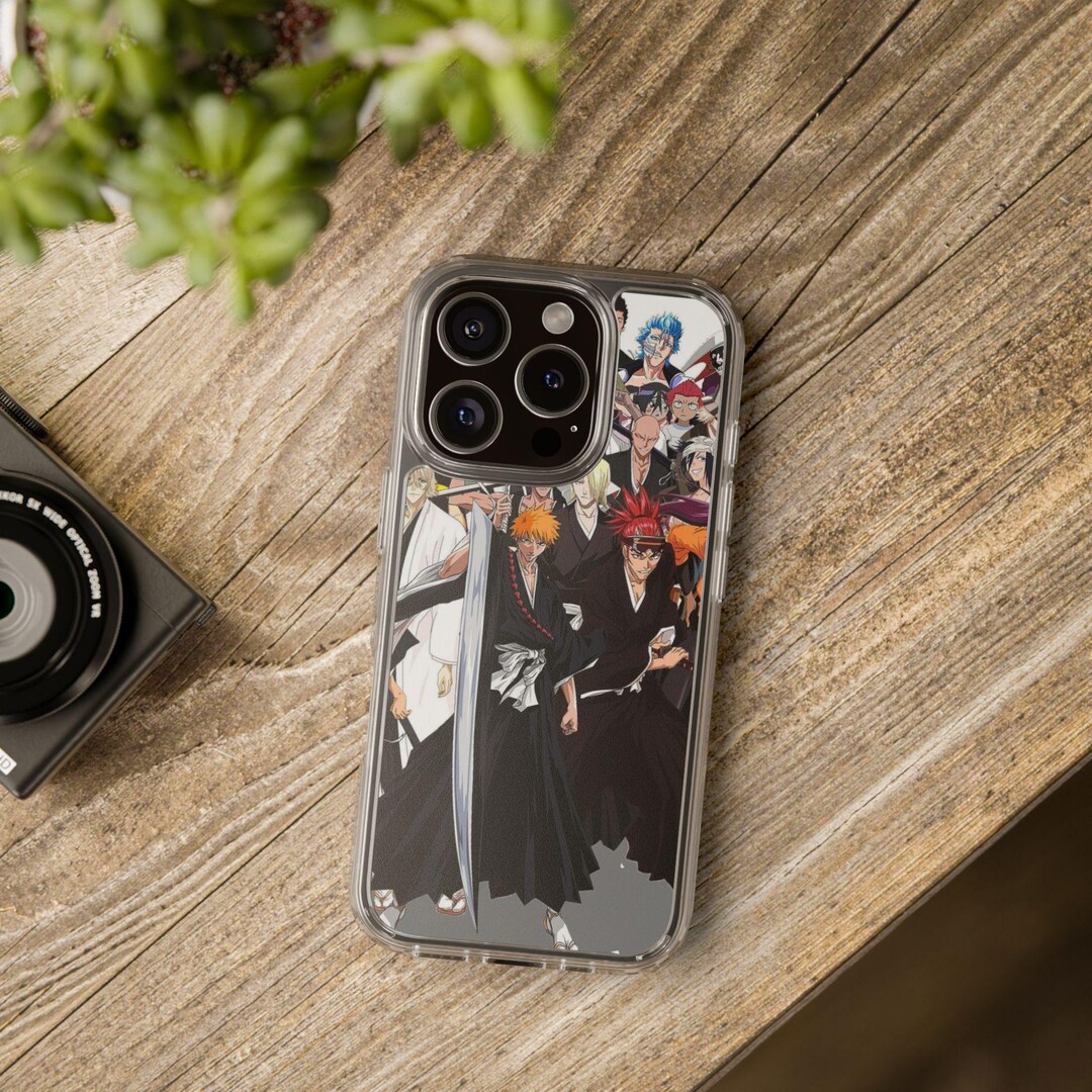 Bleach Phone Case Ichigo Kurosaki Shinigami Soul Reaper Anime Cover ...