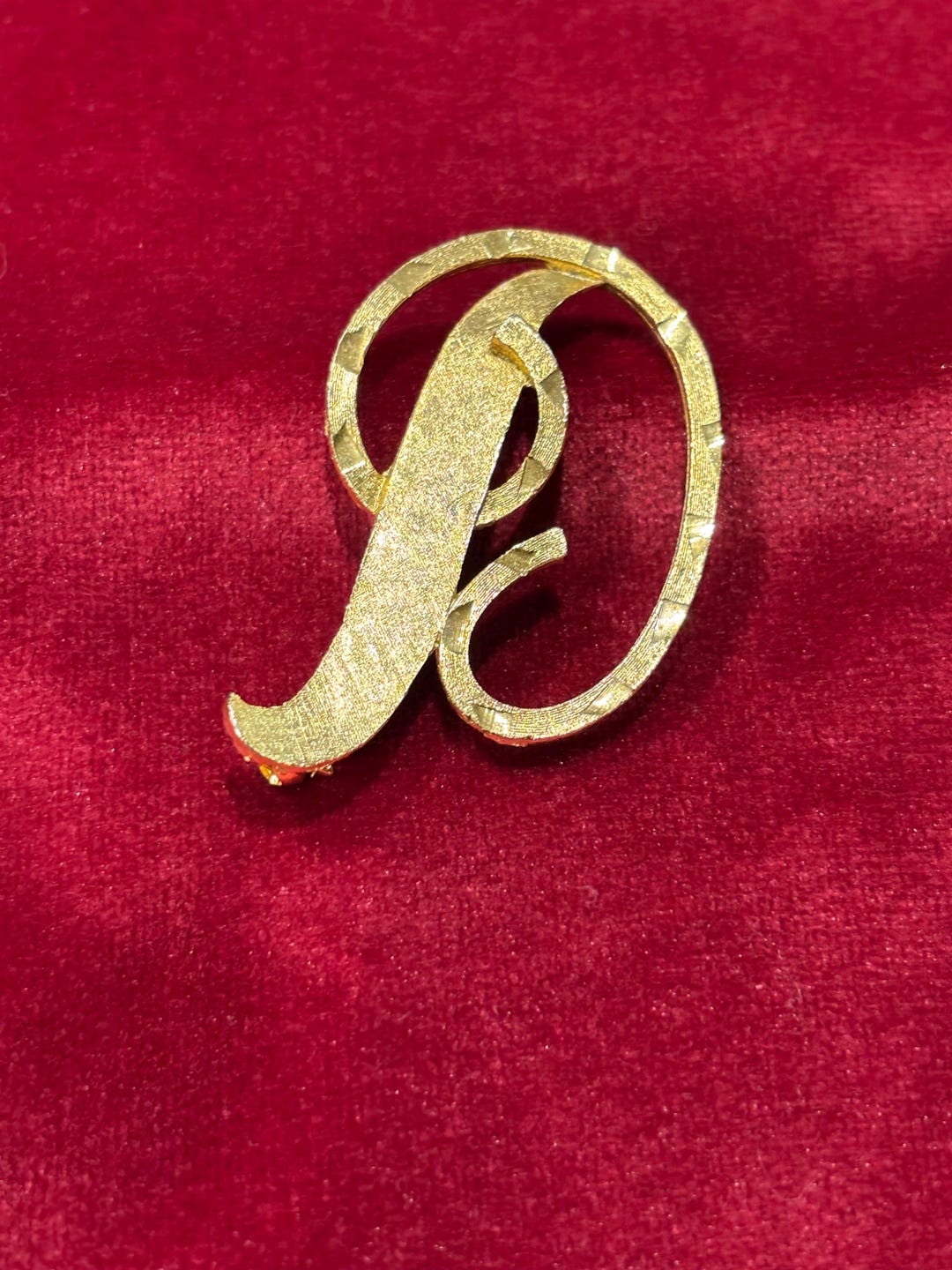 Vintage Letter D Pin - Etsy