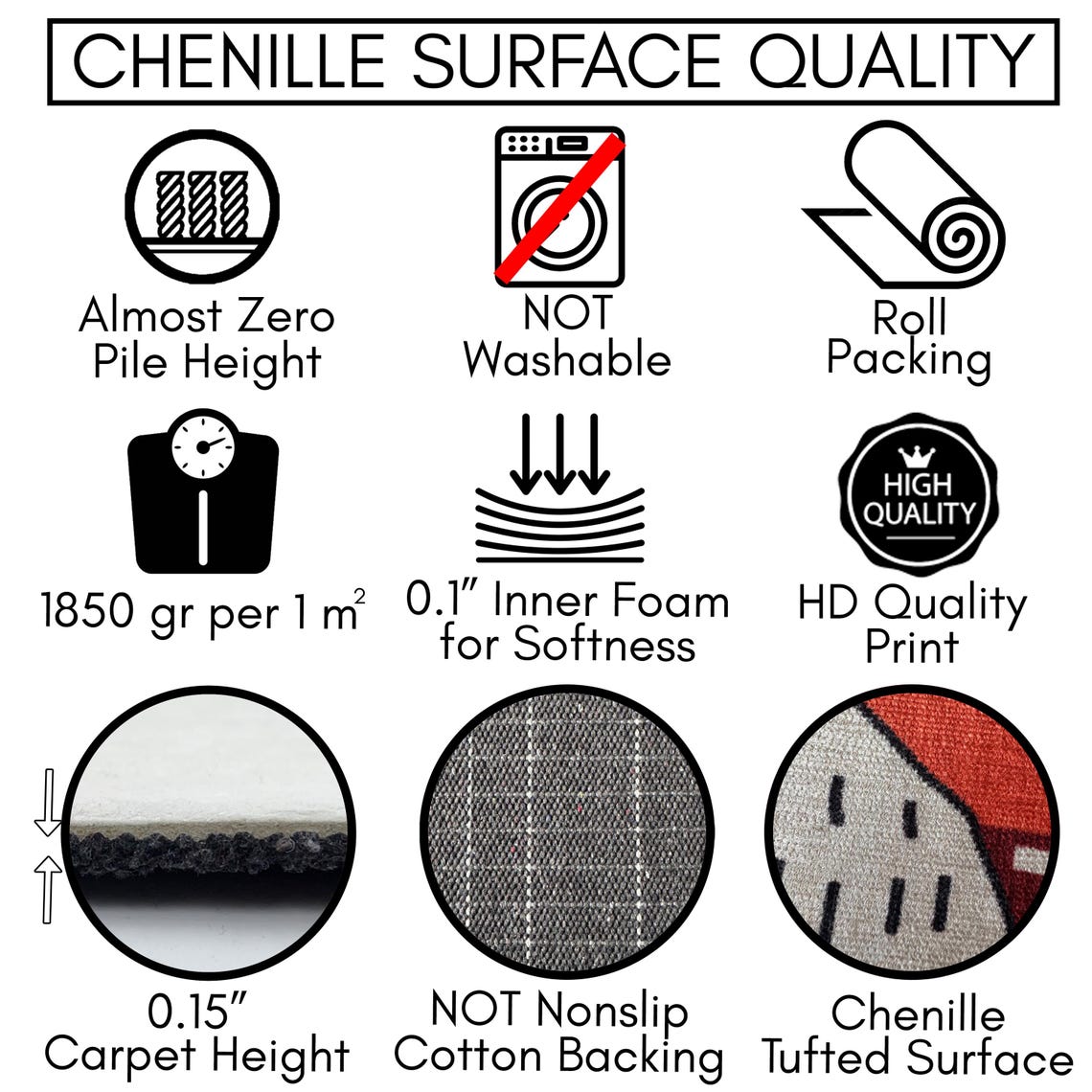 Music Instruments Rug, Music Room Mat, Retro Style Music Carpet, Piano ...