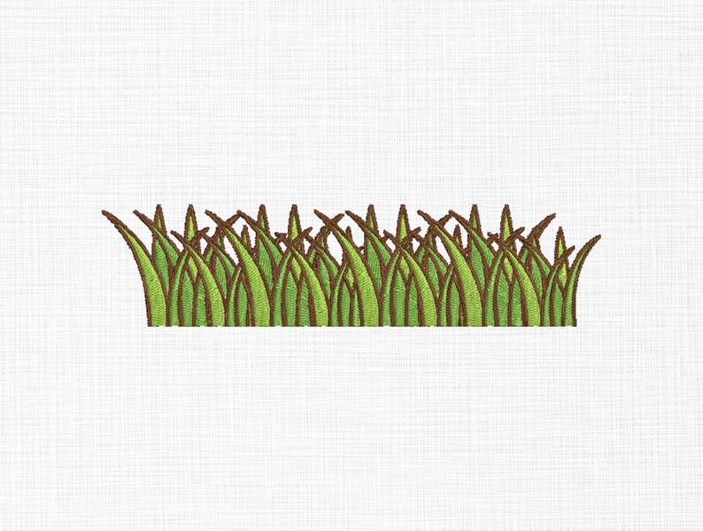 Grass Embroidery Design Green Grass Embroidery Design Nature Machine ...