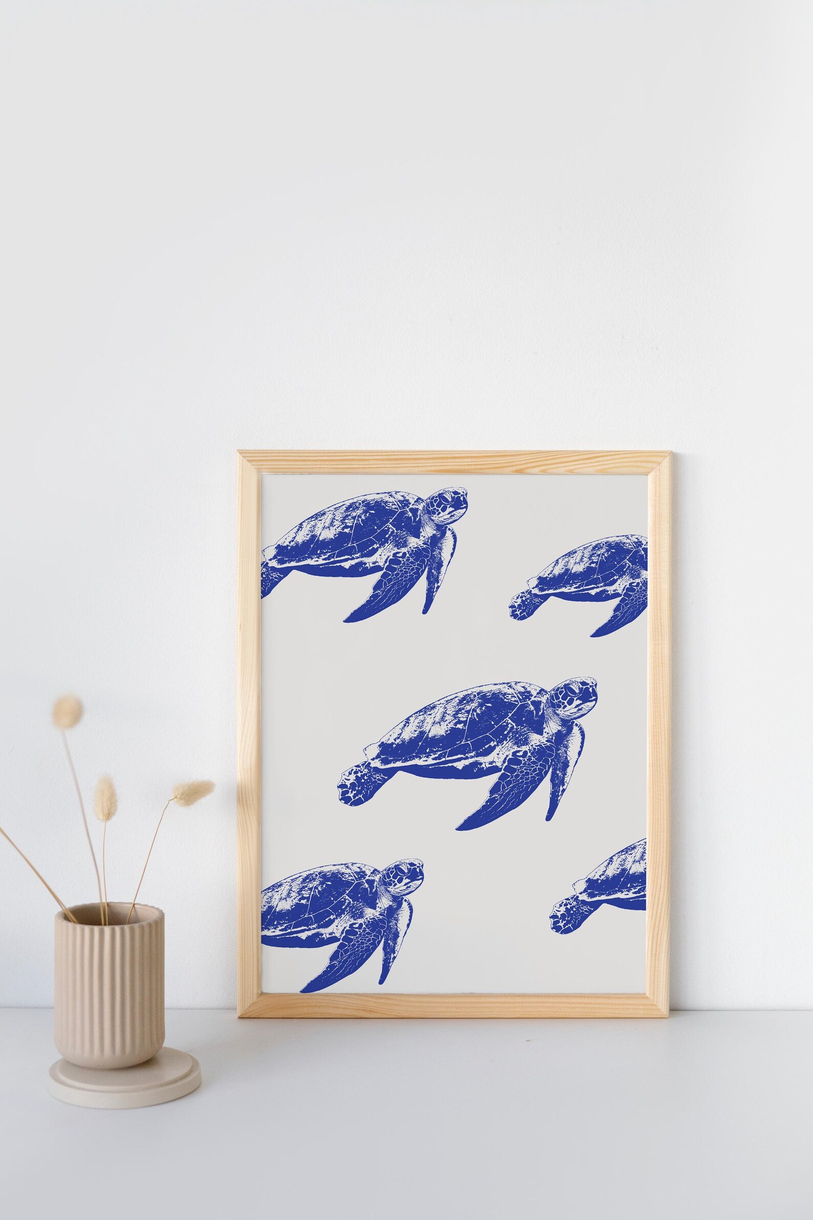 VINTAGE TURTLE TIN Poster | Retro Maximalist Sea Life Print | Eclectic ...