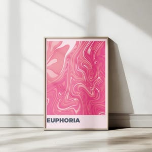 EUPHORIA Print Retro Gallery Exhibition Print Preppy Poster Trendy Wall ...