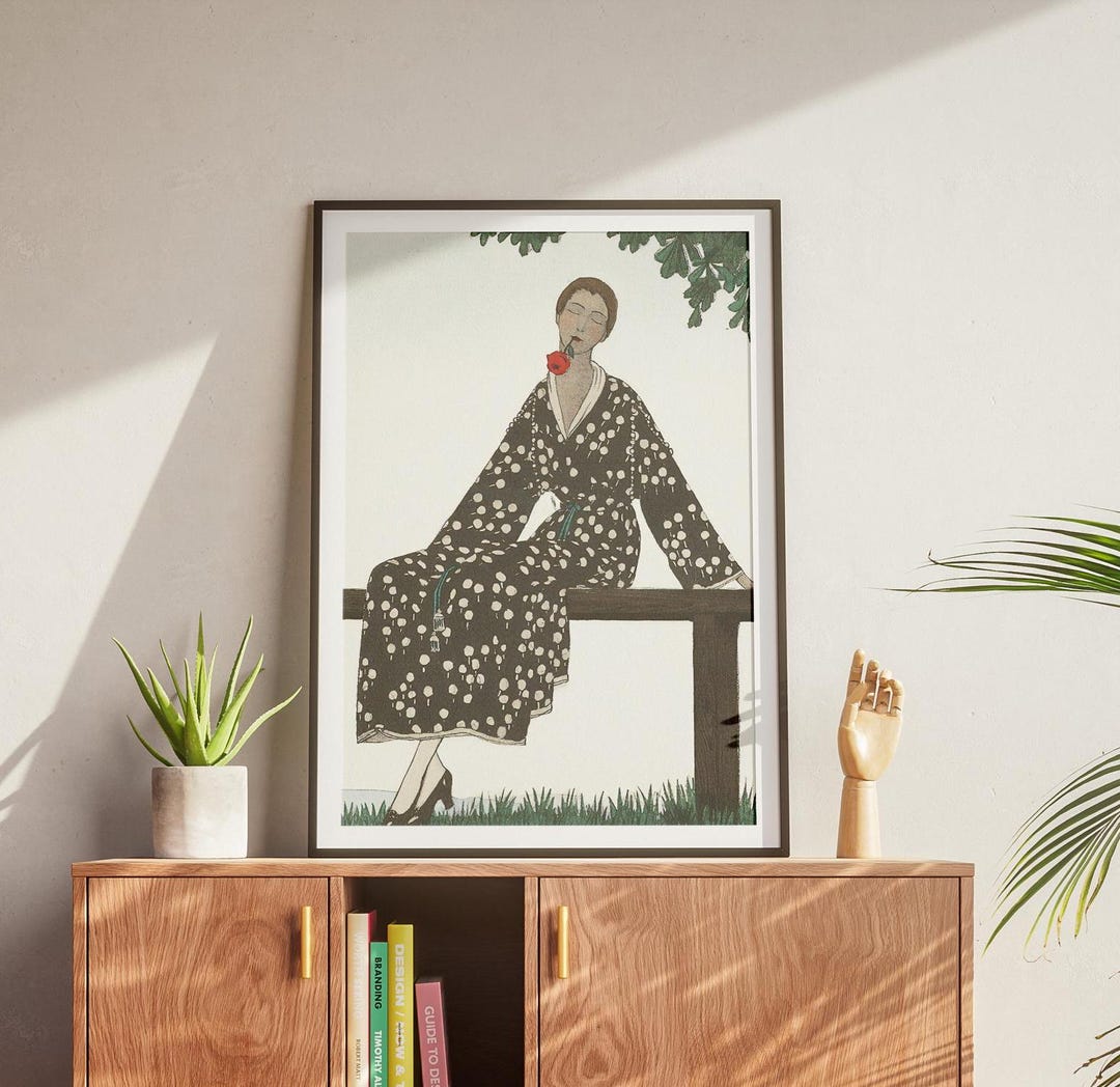 Woman Portrait Wall Art Feminine Print Classic Art Boho Chic Wall Decor ...