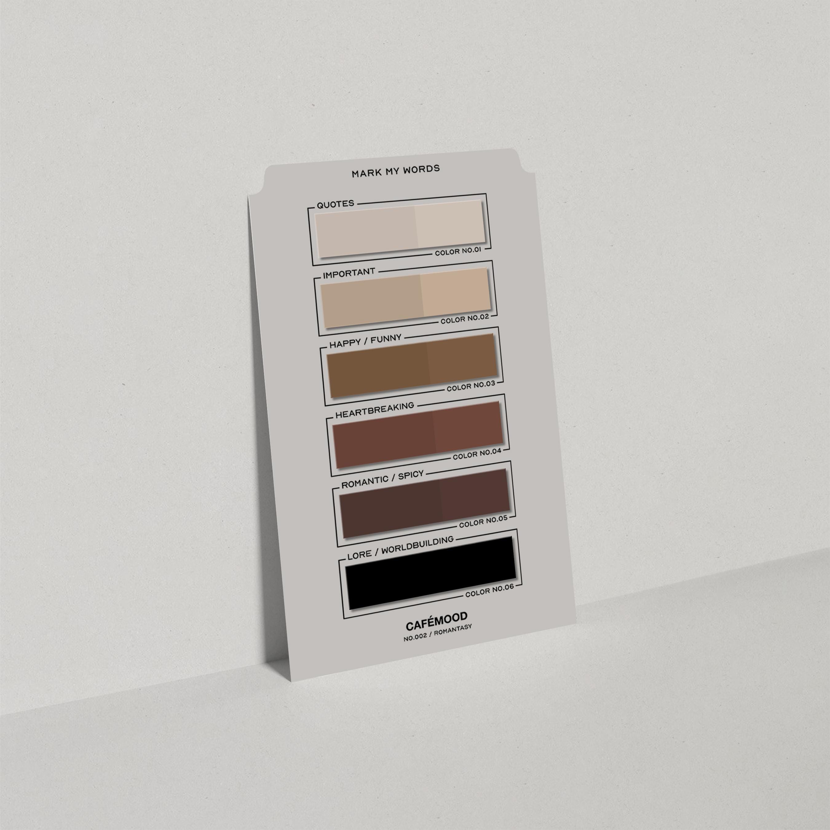 Crystaline Annotation Key Bookmark | Book Annotation Guide | Aesthetic ...