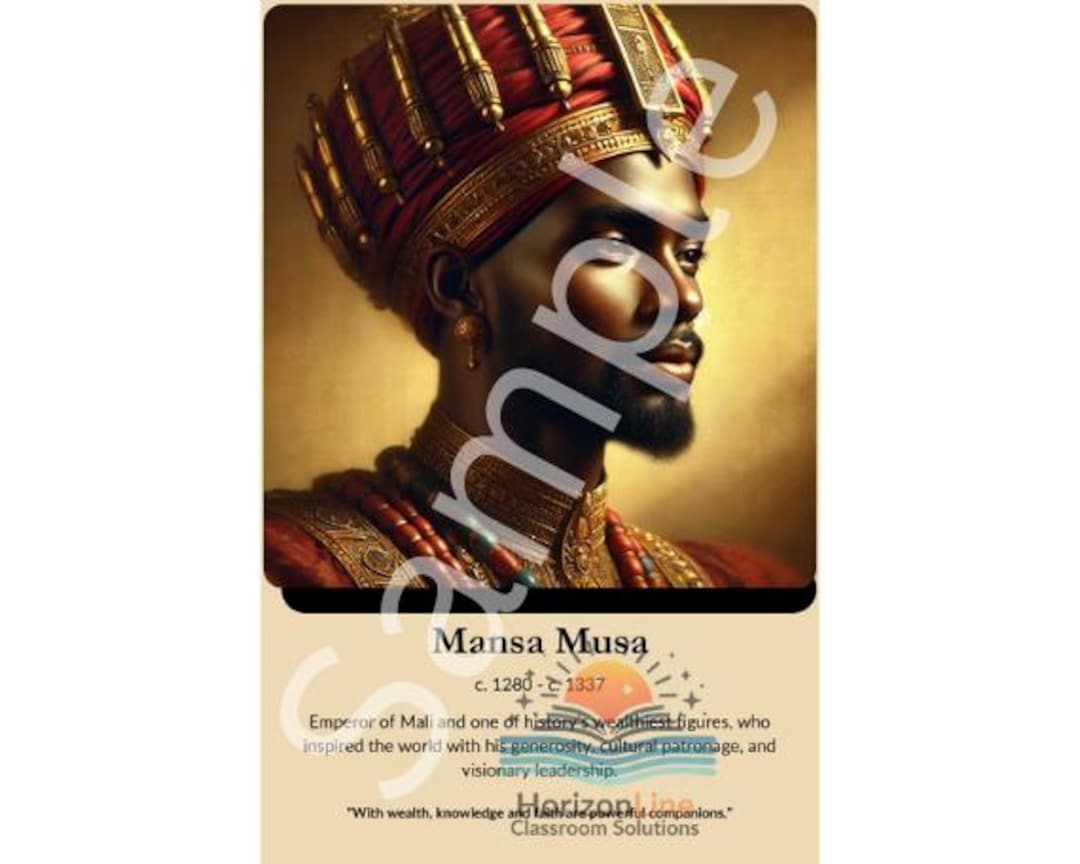 Mansa Musa Poster – Inspire Your Students With a Wealth & Leadership ...