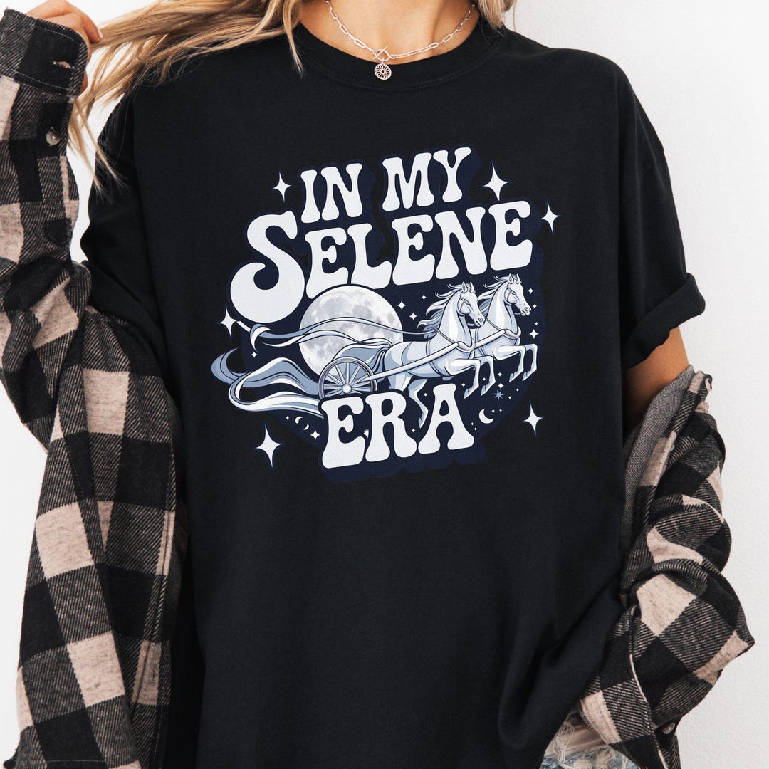 Comfort Colors in My Selene Era Shirt Greek Mythology Greek Goddess Selene Divine Feminine ...