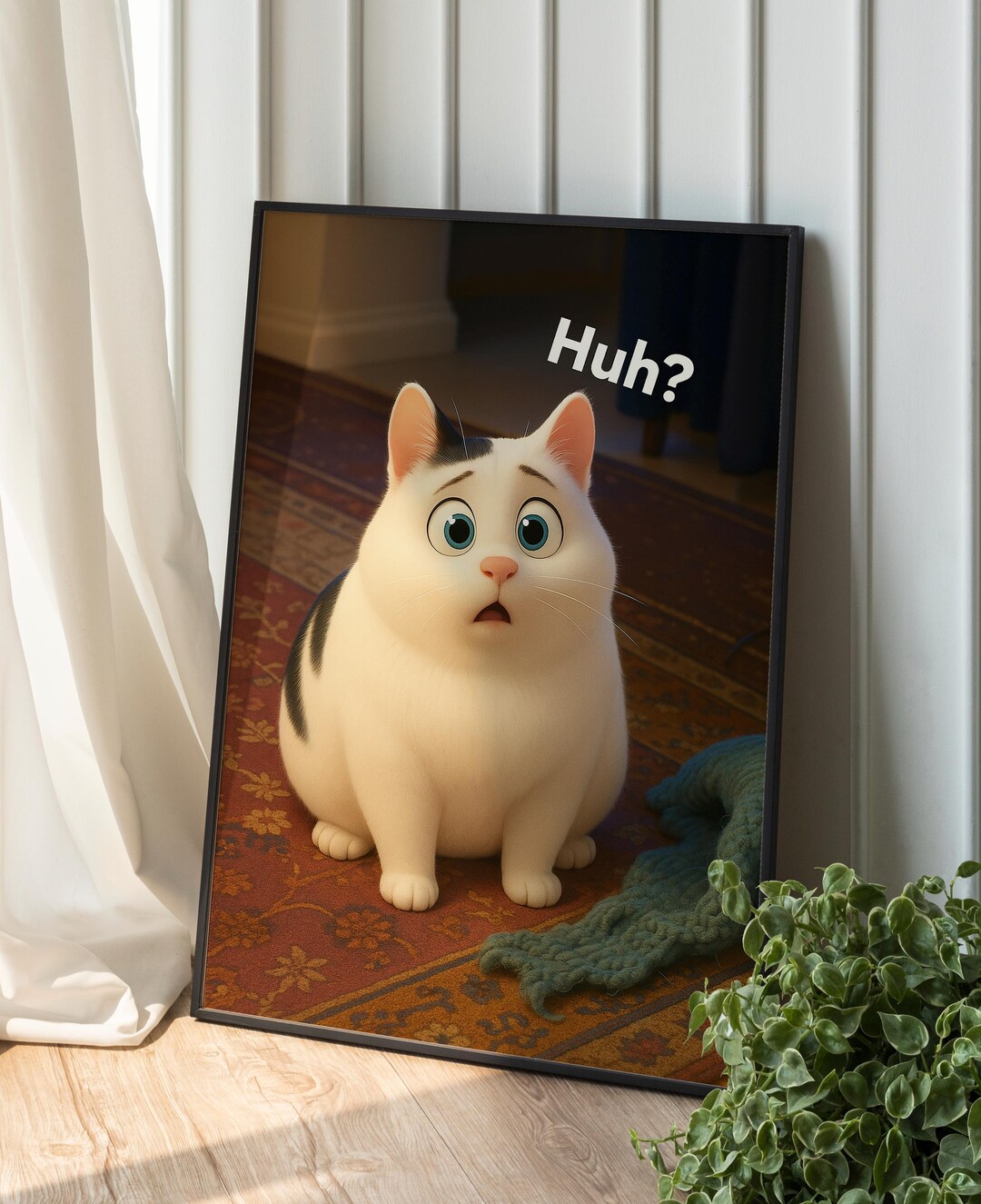 Ben Cat - Huh (digital for Prints) Poster / Wall Poster / Wall Decor ...