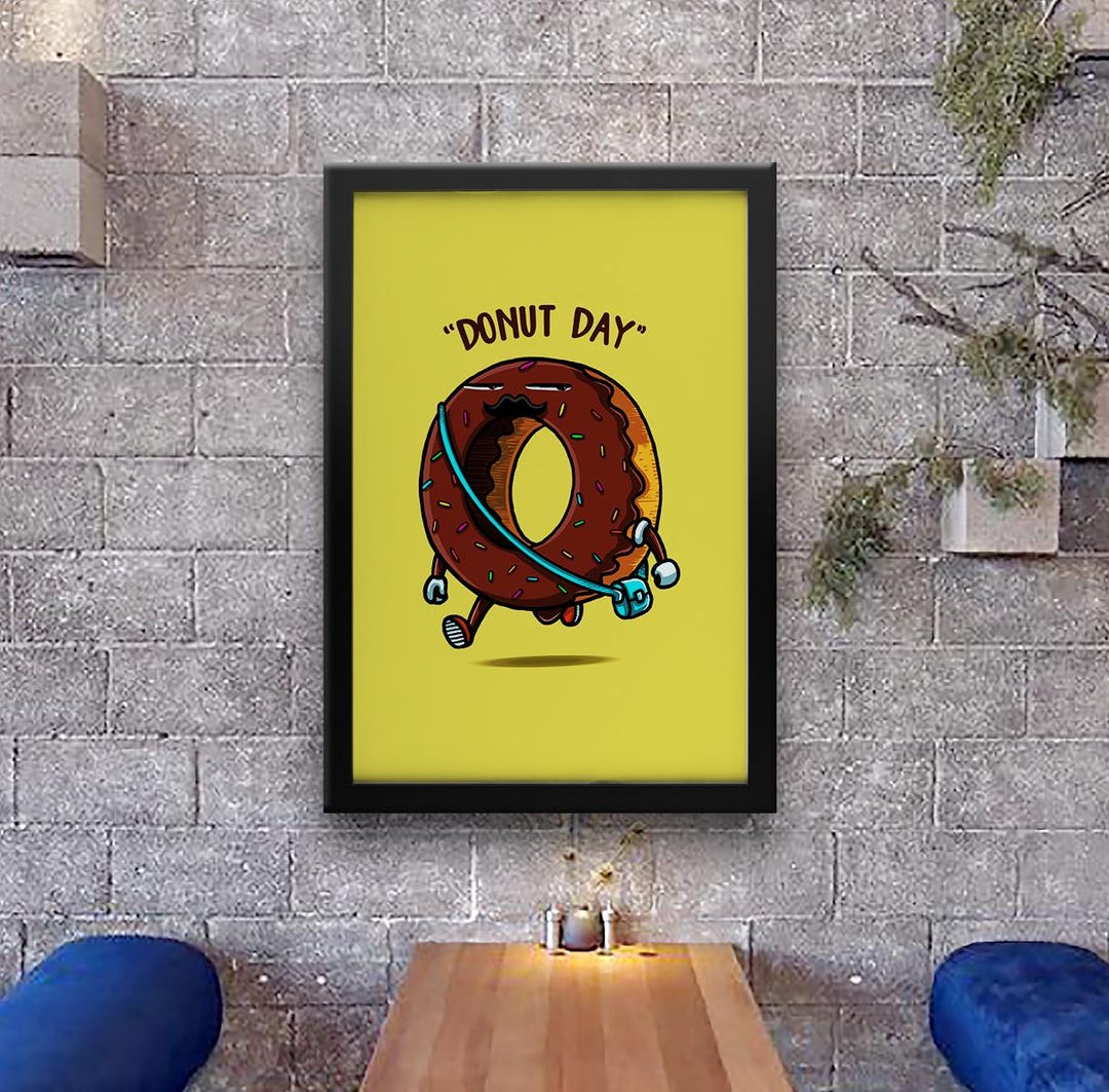 Donut Day (digital for Prints) - Poster - Etsy
