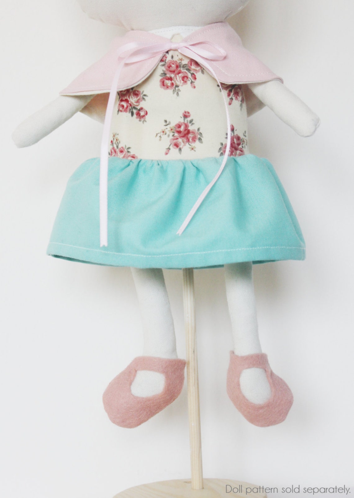 Doll Dress Sewing Pattern Toy Clothing PDF Retro Girl - Etsy