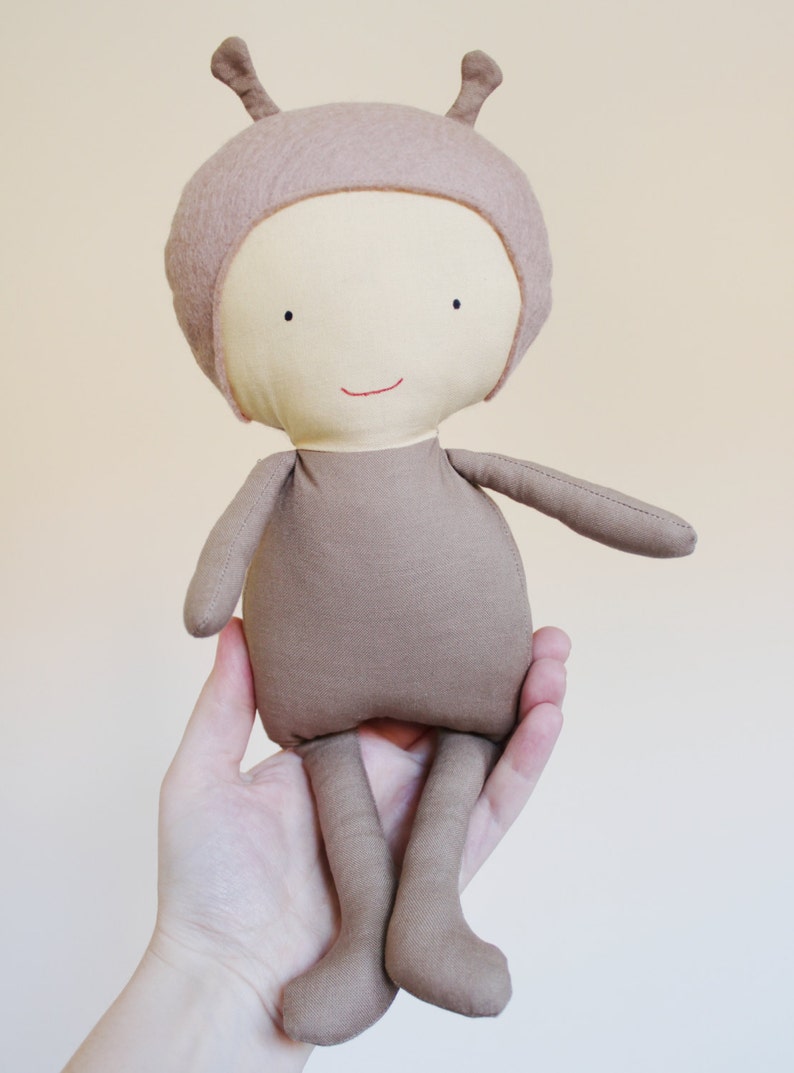 Snail Cloth Doll Sewing Pattern PDF Softie Toy Plushie - Etsy