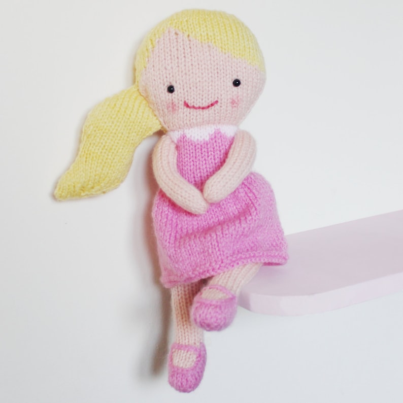 Doll Knitting Pattern Toy Rag Doll Pattern PDF Rosie & Lulu - Etsy