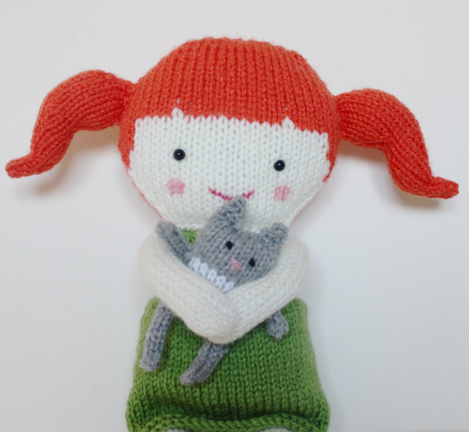 Doll Knitting Pattern Toy Rag Doll Pattern PDF - Olive & Pea - Etsy