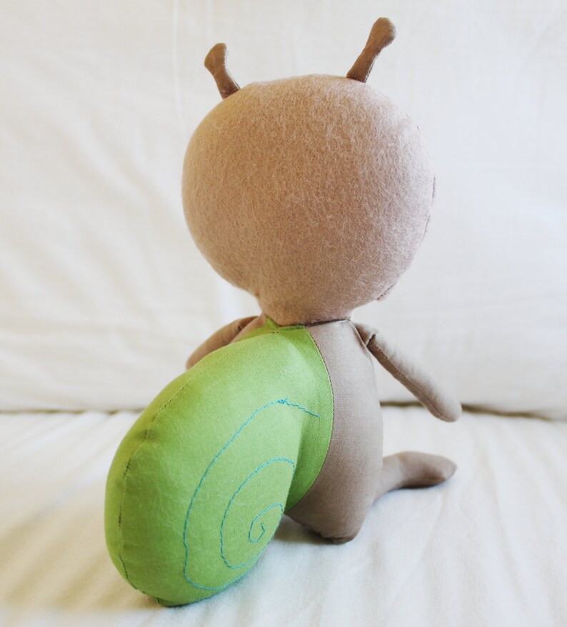 Snail Cloth Doll Sewing Pattern PDF Softie Toy Plushie - Etsy