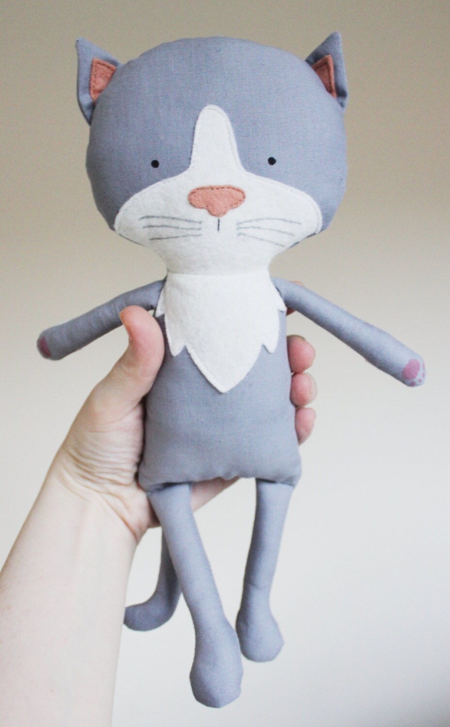Cat Sewing Pattern Kitten Softie Plush Toy Cloth Doll Pattern - Etsy