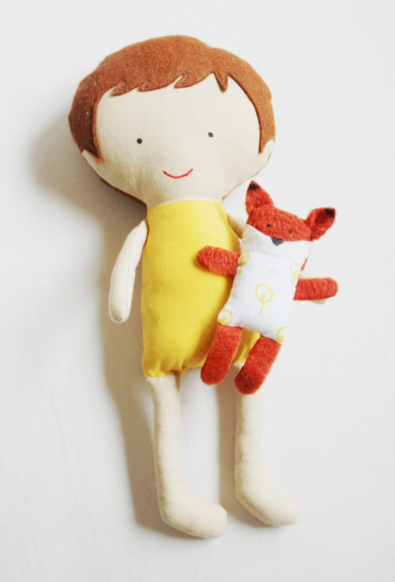 Doll Sewing Pattern Toy Cloth Boy Doll Pattern PDF - Boyd & Todd - Etsy