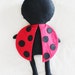 Ladybug Cloth Doll Sewing Pattern PDF Softie Toy Plushie - Etsy