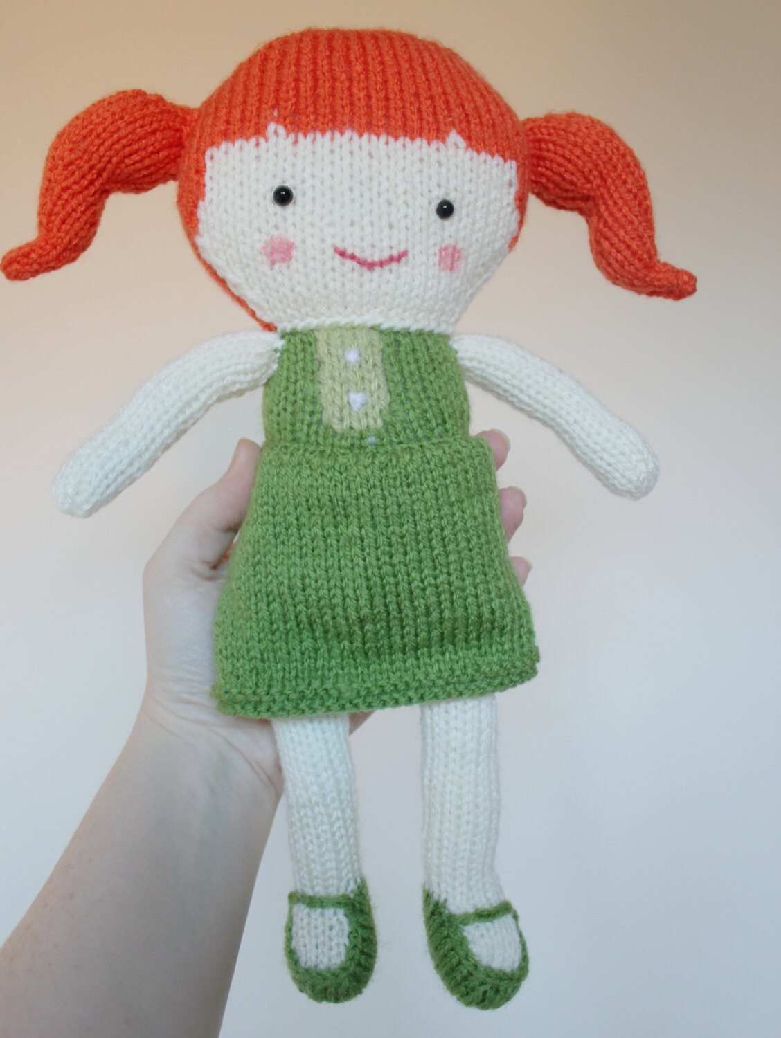 Doll Knitting Pattern Toy Rag Doll Pattern PDF - Olive & Pea - Etsy