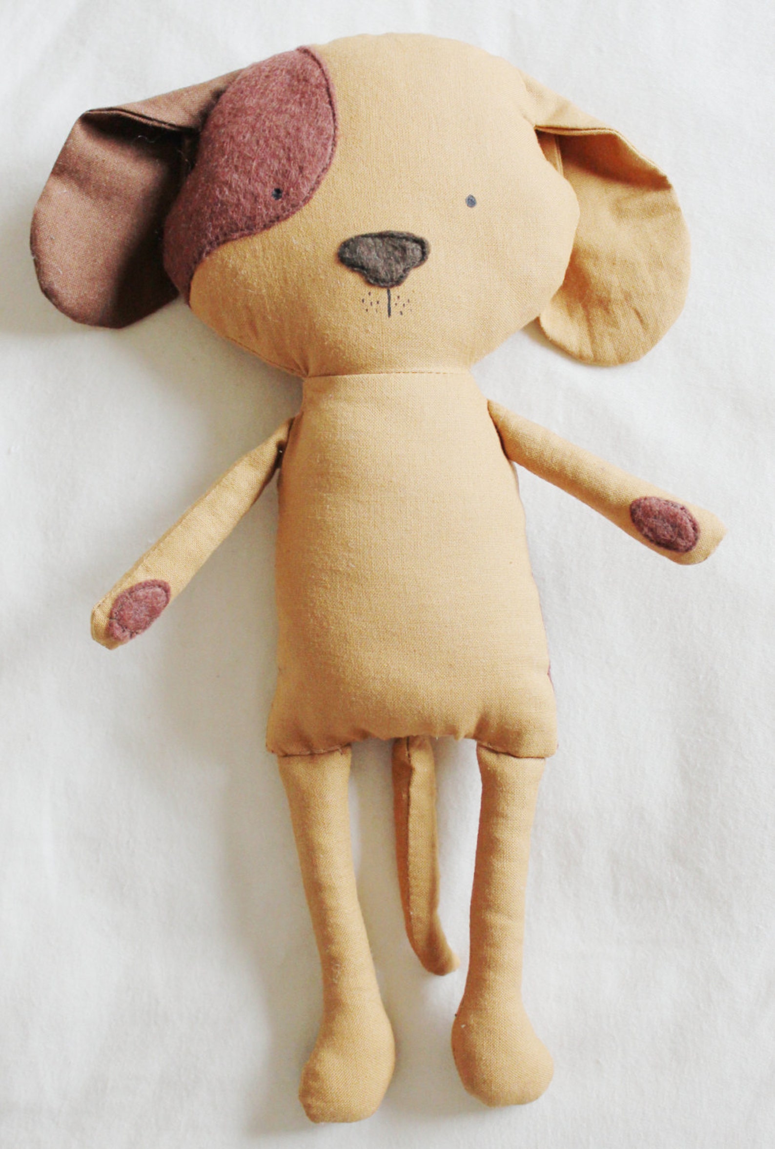 Dog Sewing Pattern Puppy Softie Plush Toy Cloth Doll Pattern PDF - Etsy