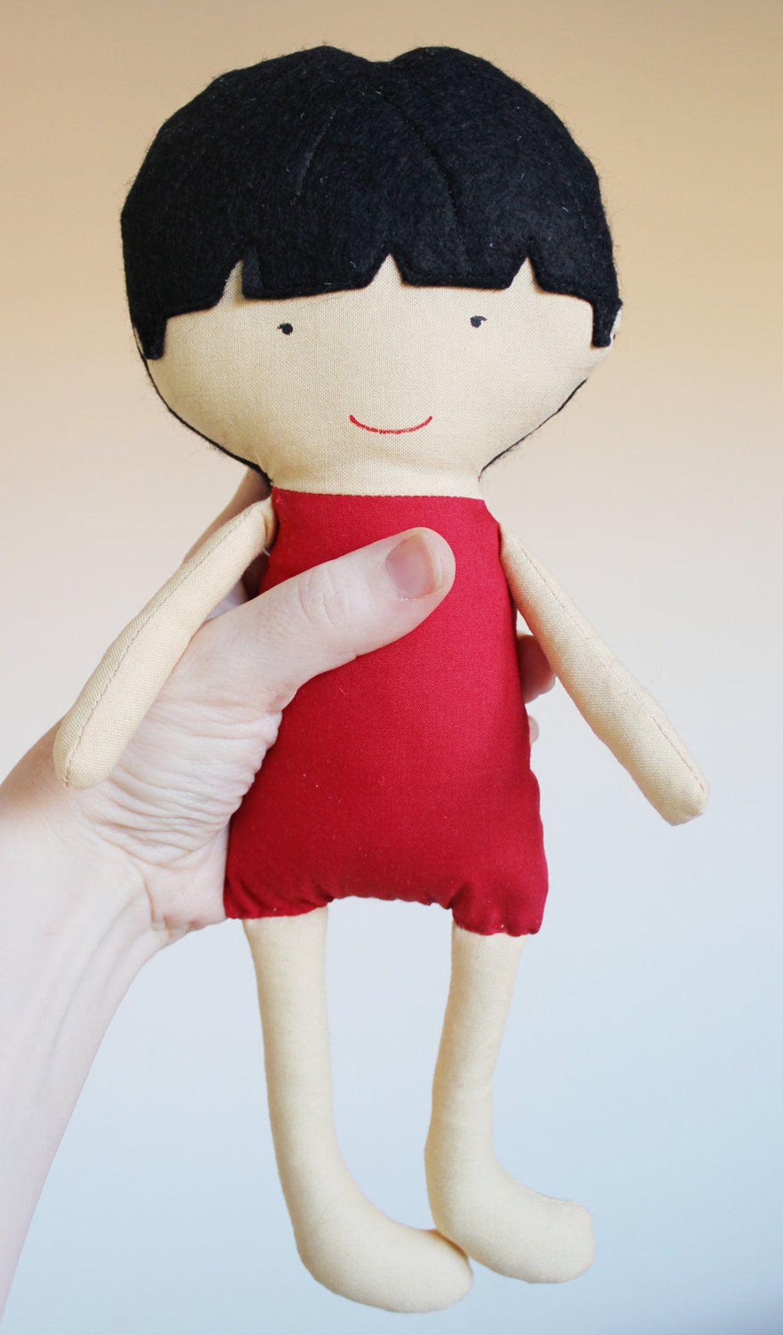 Doll Sewing Pattern Toy Cloth Boy Doll Pattern PDF - Robin & Milo - Etsy