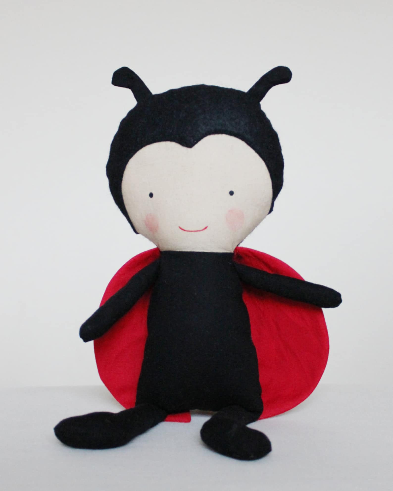 Ladybug Cloth Doll Sewing Pattern PDF Softie Toy Plushie - Etsy UK