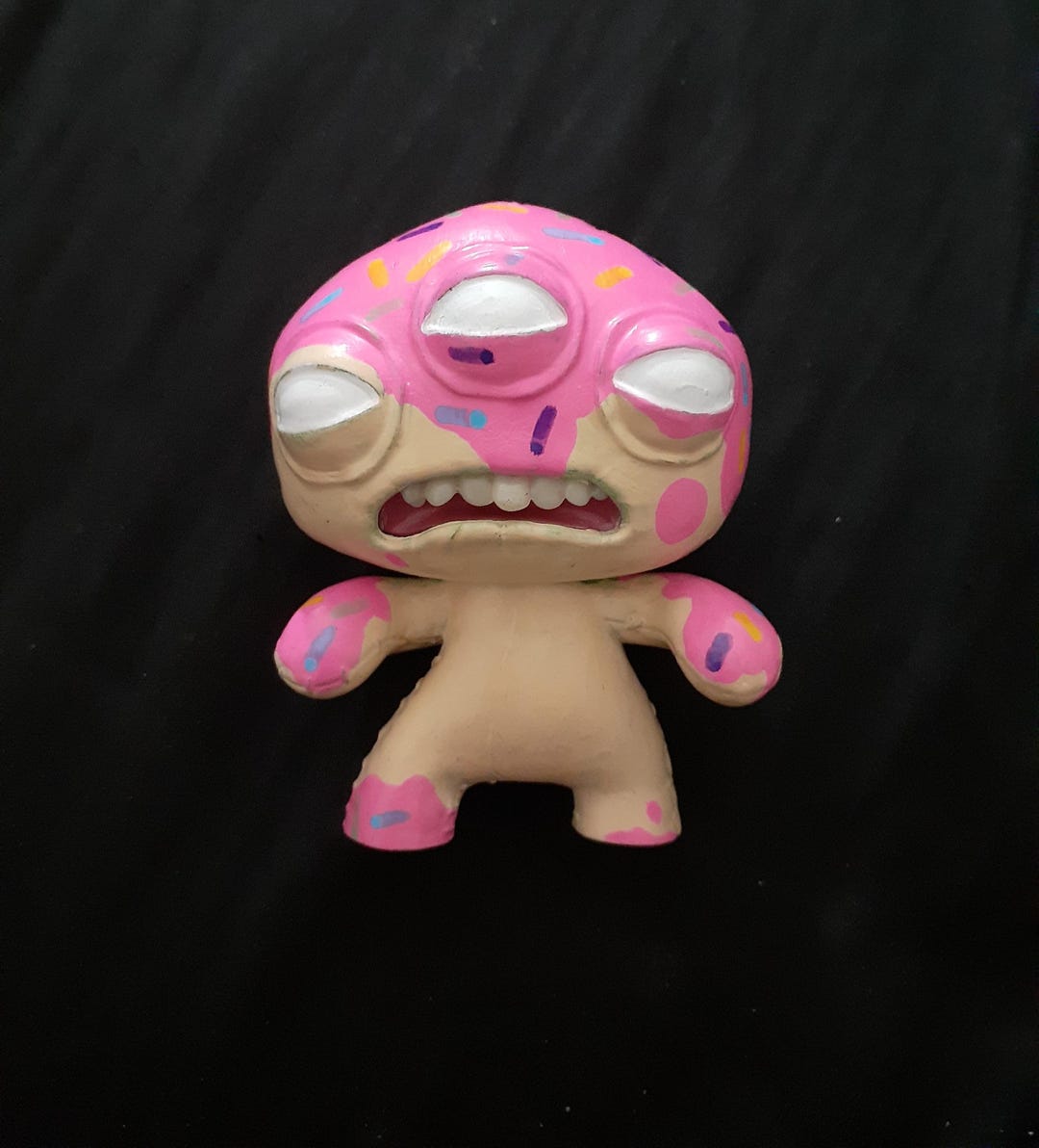 Custom Painted Donut Annoyed Alien Fuggler Figurine - Etsy