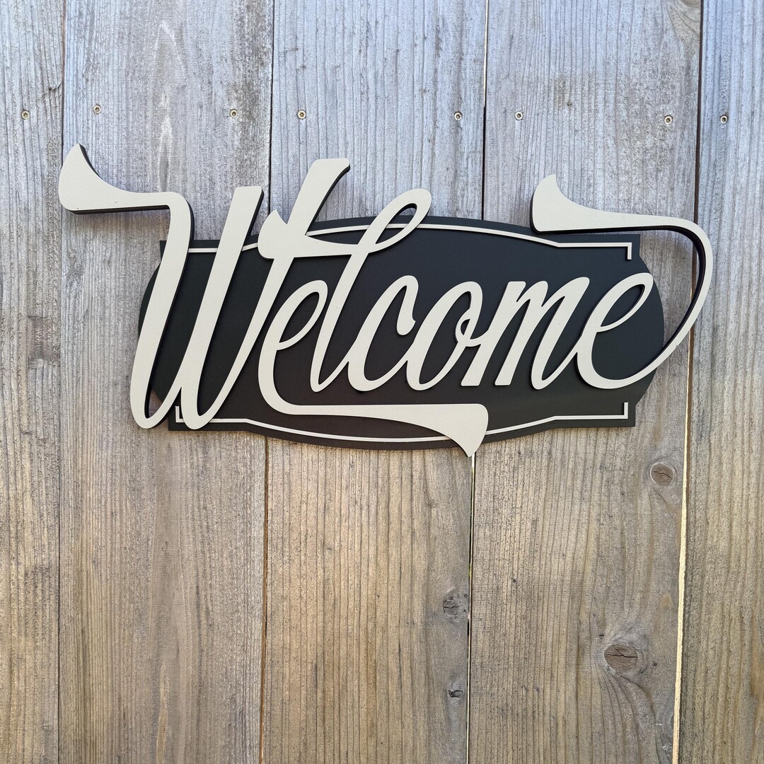 Front Door Exquisite Welcome Sign #8, Front Door Hanger, Entry Way ...