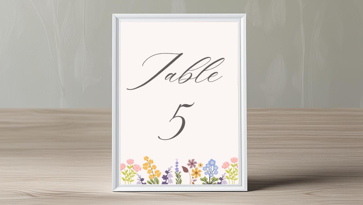 Editable Flower Signs Bundle - Wedding Decor, Girls Gone Mild Theme - Etsy
