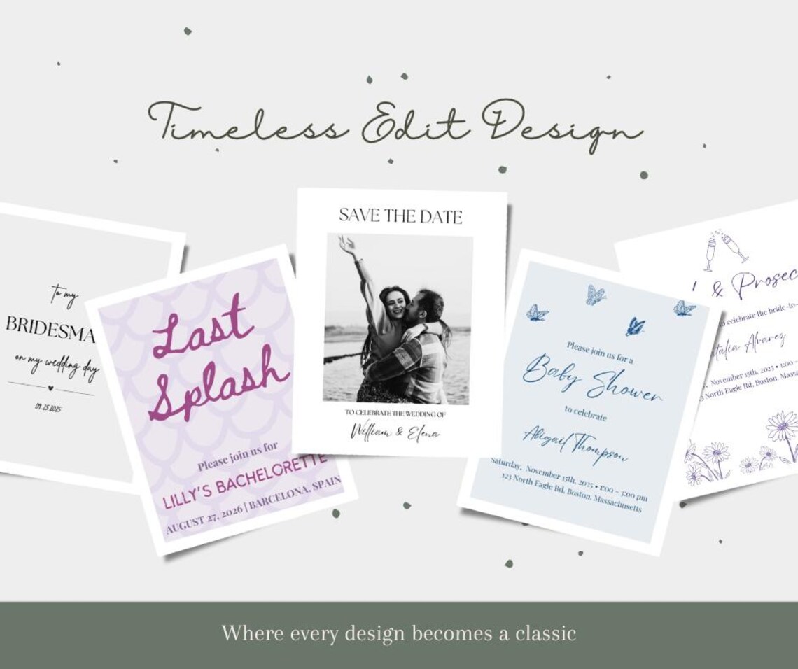 Coastal Sea Shells Menu, Blue and White, Customizable Template - Etsy