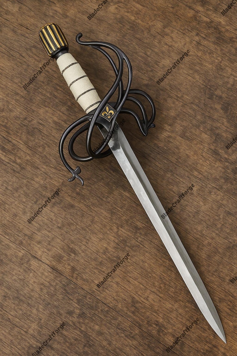 Hand Forged Renaissance Rapier Sword – Full Tang High Carbon Steel ...