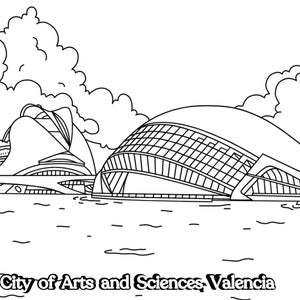 Spain Landmarks Coloring Pages Bundle – 9 Printable Designs With ...